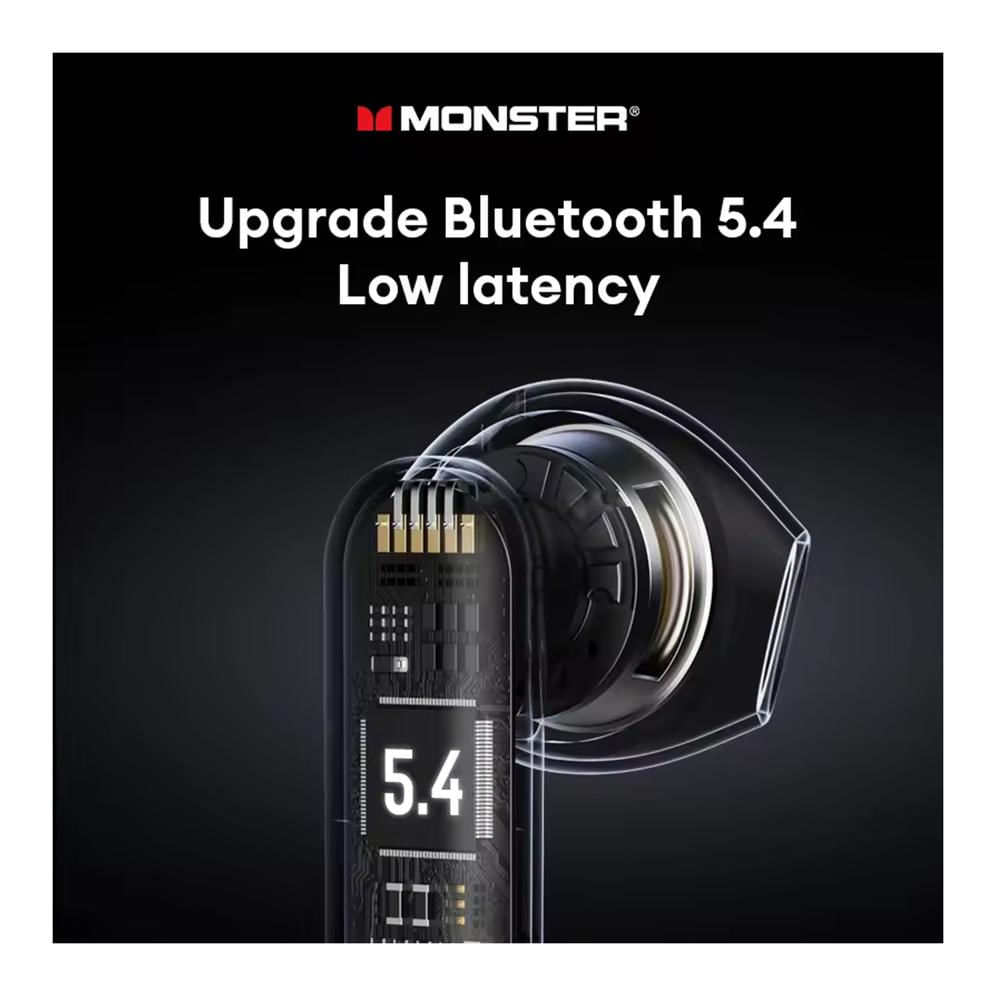 Audífonos Inalámbricos Monster Airmars XKT25 Blanco Bluetooth 5.3 ...