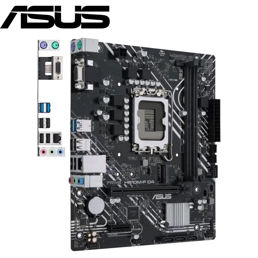 Motherboard ASUS PRIME H610M-F D4 R2.0, Chipset Intel H610, LGA1700, micro-ATX - Promart