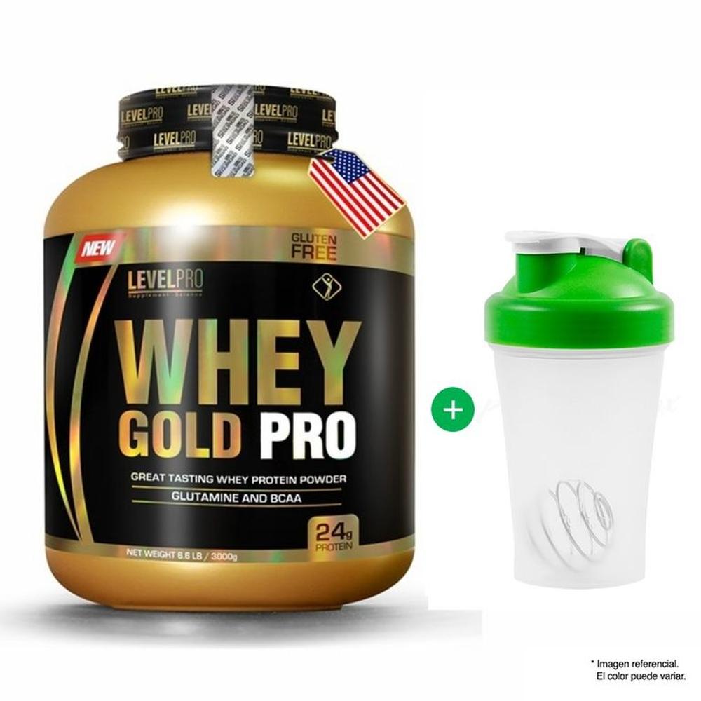 PROTEÍNA WHEY GOLD PRO 3KG CHOCOLATE LEVEL PRO | Promart.pe - Promart