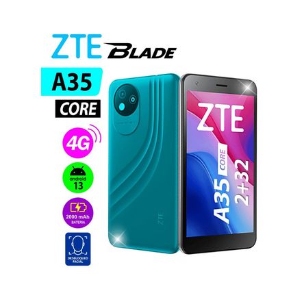 ZTE A35 CORE 2RAM Y 32GB VERDE | Promart.pe - Promart