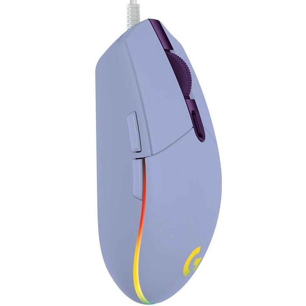 Mouse Logitech G203 LILA - RGB LIGHTSYNC Con 6 Botones Para Juegos ...
