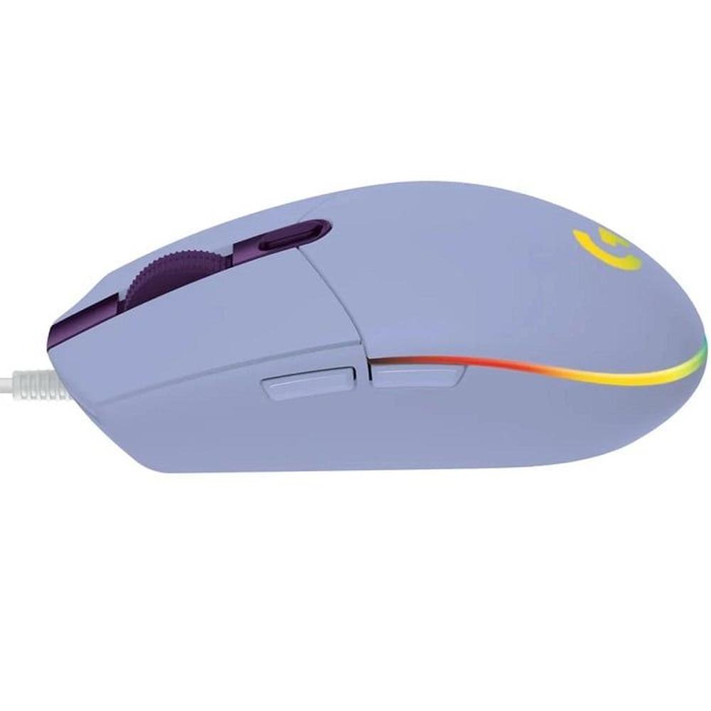Mouse Logitech G203 LILA - RGB LIGHTSYNC Con 6 Botones Para Juegos ...