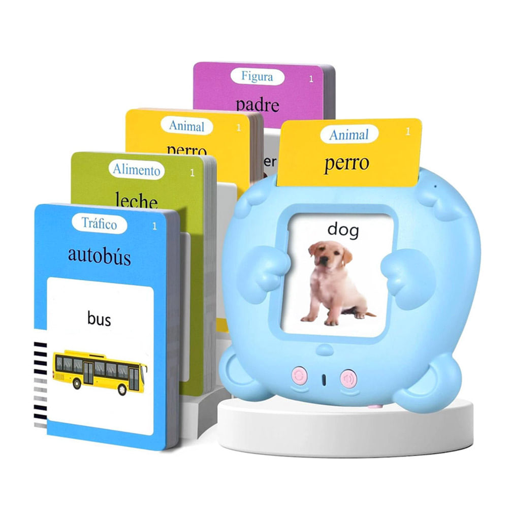 Flash Cards Early Learning Ingles y Español Osito Celeste | Promart.pe ...