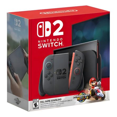 Consola Nintendo Switch 2 Mario Kart Word + Pokemon Legends Z-A Negro ...