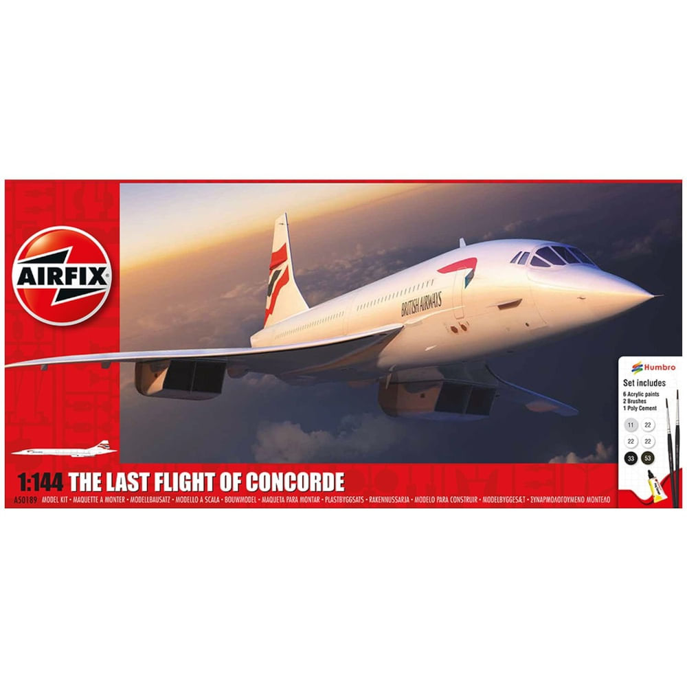 THE LAST FLIGHT OF THE CONCORDE MODEL KIT 1/144 | Promart.pe - Promart