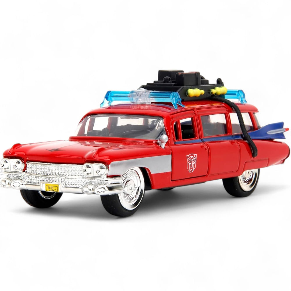 TRANSFORMERS X GHOSTBUSTERS - ECTO-1 X OPTIMUS PRIME MASH-UP (40TH ANNIVERSARY) 1/32 | Promart ...