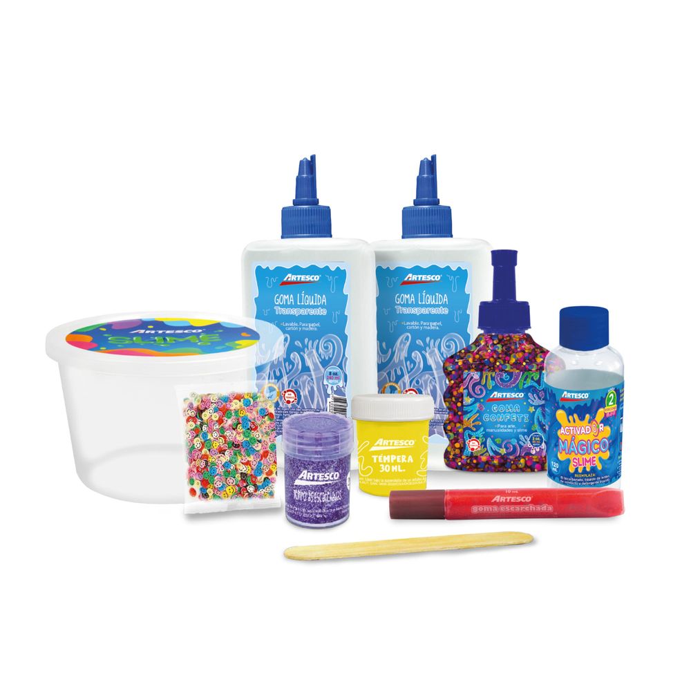 Pack slime happy faces ARTESCO - Promart