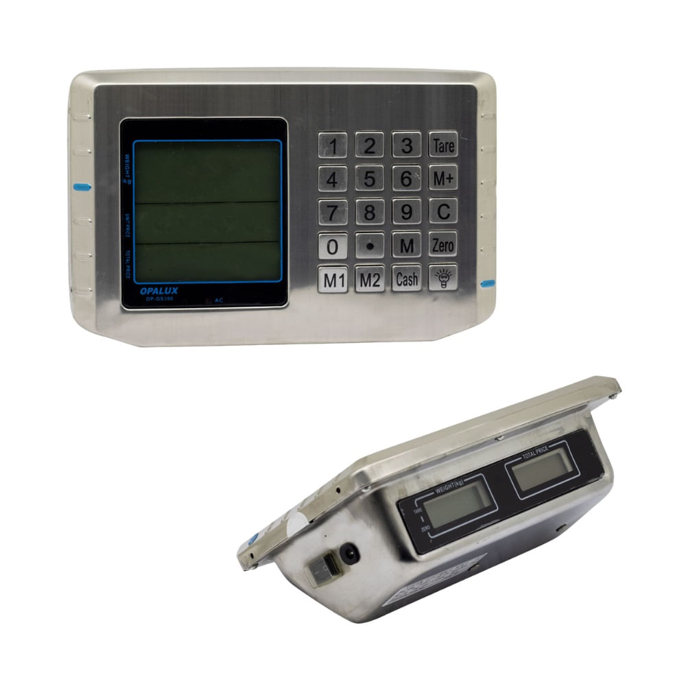 Balanza Digital Opalux Op-Gs300 300Kg Cabeza Y Tecla Metal Op-Gs300 ...