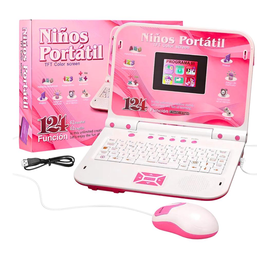 Mini Laptop y Mouse Musical para Niñas Cable USB Cargador | Promart.pe ...