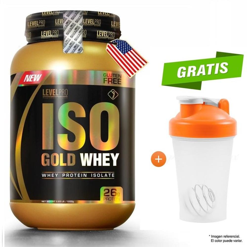 ISO GOLD WHEY 1.1 KG LEVEL PRO CHOCOLATE - Promart