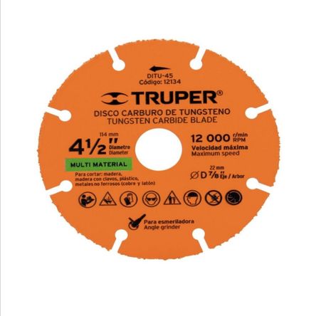 Disco Multiuso multimaterial TRUPER | Promart.pe - Promart