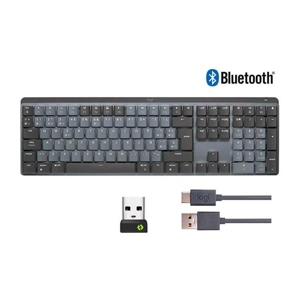 Teclado Logitech Mx mechanical Mecanico Grafito Retroiluminado ...
