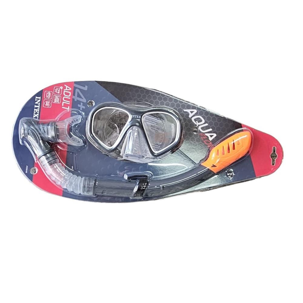 Buceo Piscina Mar Gafas y Snorkel Intex Plomo | Promart.pe - Promart