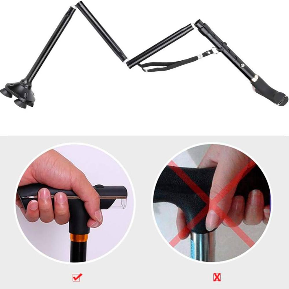 Bastón Plegable Con Luz Seguridad Y Visibilidad Adultos | Promart.pe ...