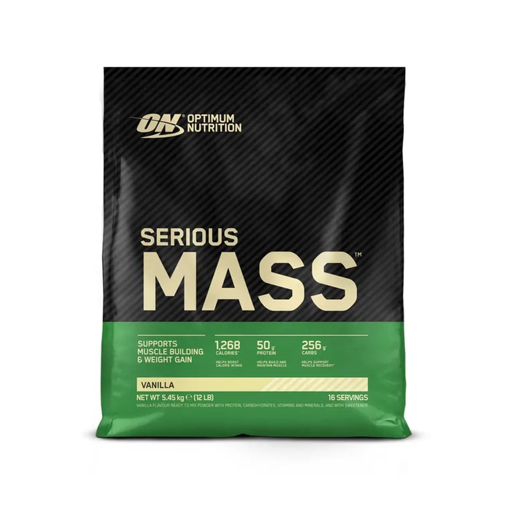 Ganador de peso Serious Mass 12lb - Optimum Nutrition - Vainilla ...