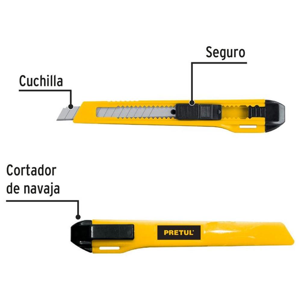 Cutter delgado de precision 9 mm, Pretul Truper | Promart.pe - Promart