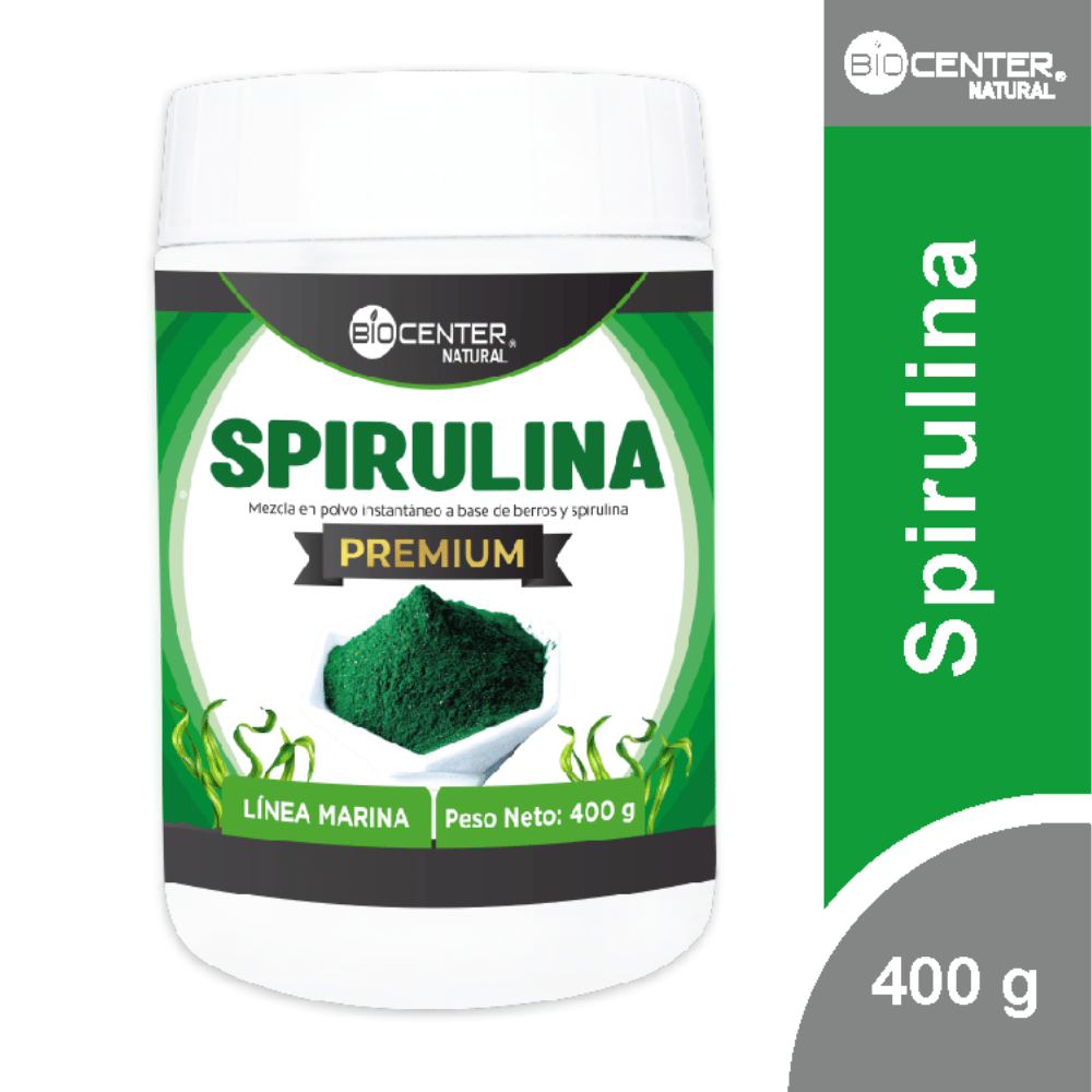 Spirulina Biocenter Natural x 400 g | Promart.pe - Promart