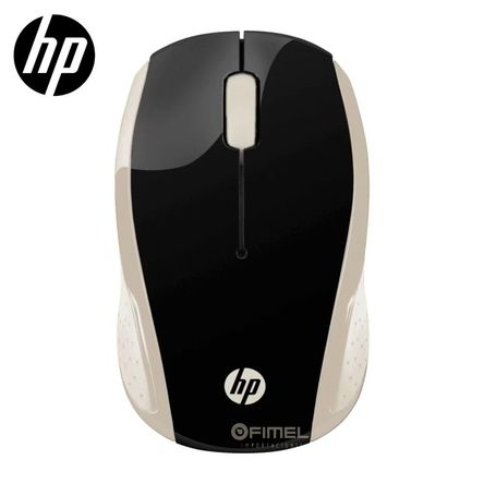 MOUSE HP 200 SILK GOLD WIRELESS MOUSE 2HU83AA | Promart.pe - Promart