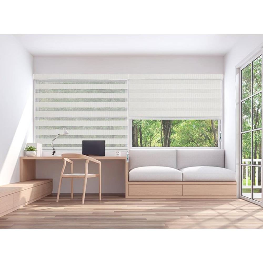 Cortina Roller Duo Premium Screen Crema Ancho 100cm x Alto 150cm ...