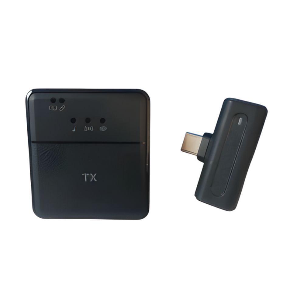 Micrófono Inalámbrico Lavalier Tipo C SX8 Negro | Promart.pe - Promart