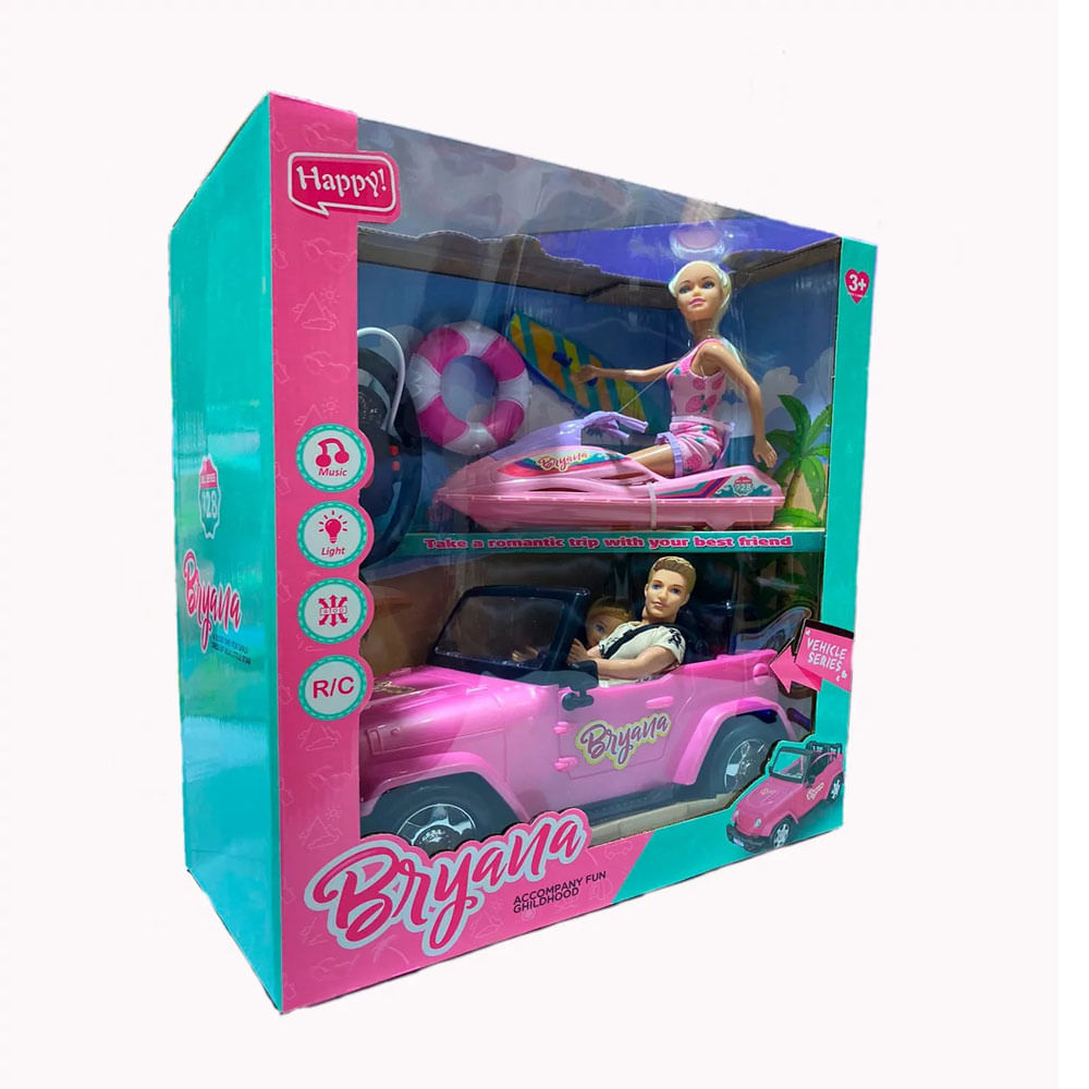 Juguete Set de Muñeca Bryana con Auto Yate Control Musical | Promart.pe ...