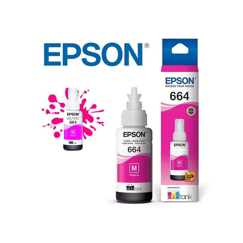 TINTA PARA IMPRESORA 664 COLOR MAGENTA - Promart