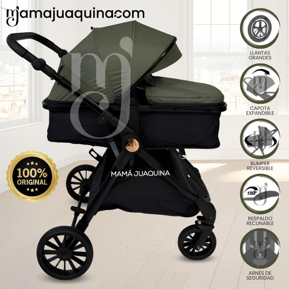 Coche Moisés Travel System LINDSAY de Lujo Green| Promart.pe - Promart