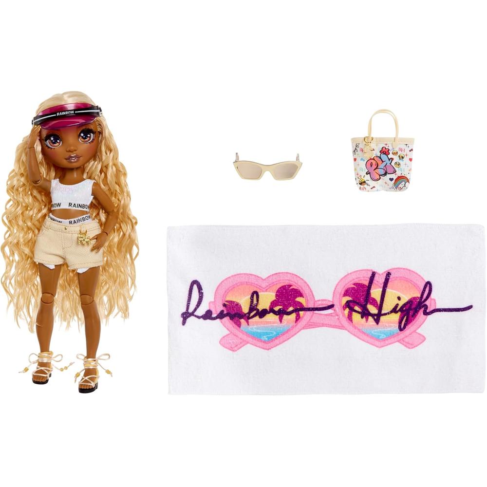 MUÑECA HARPER DUNE PACIFIC COAST ACCESORIOS PISCINA RAINBOW HIGH ...