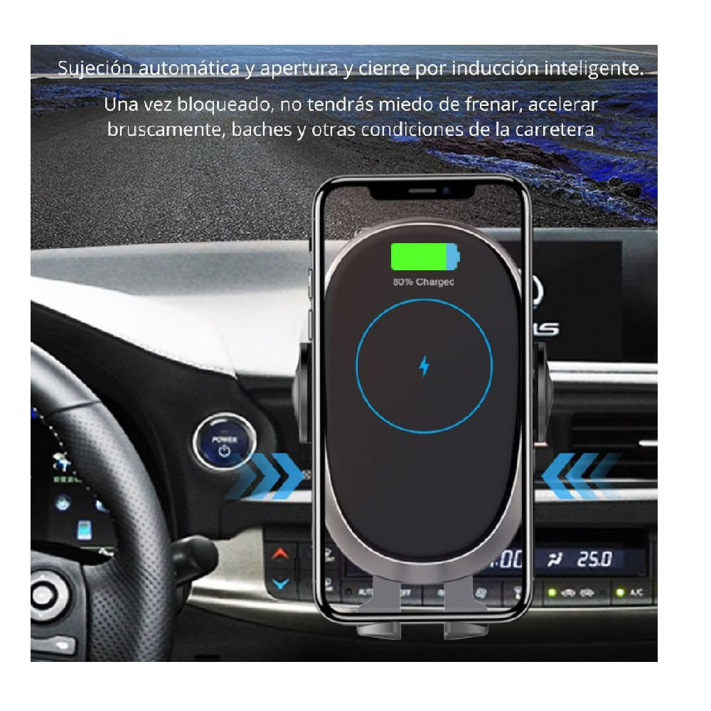 Soporte para Teléfono y Cargador Inalámbrico - Promart