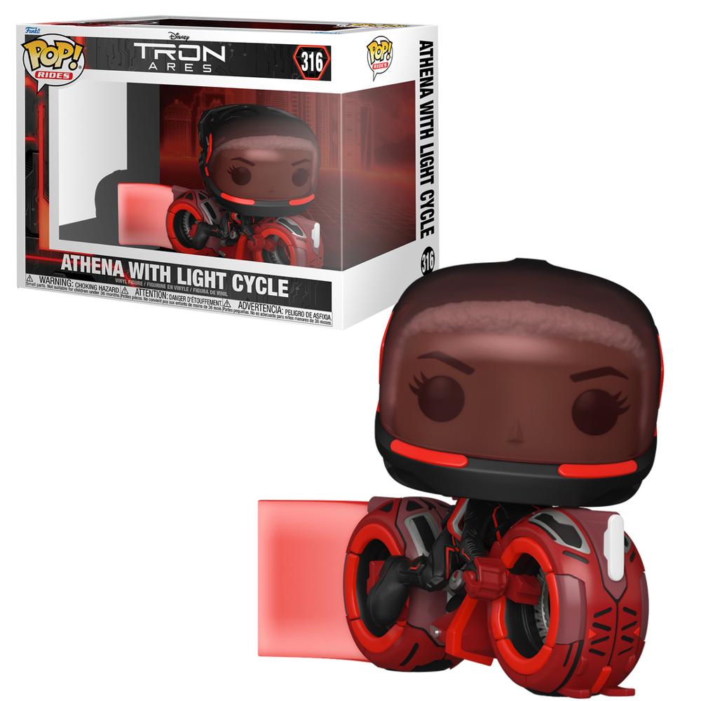 Funko Pop Tron Ares - Athena with Light Cycle #316 - Promart