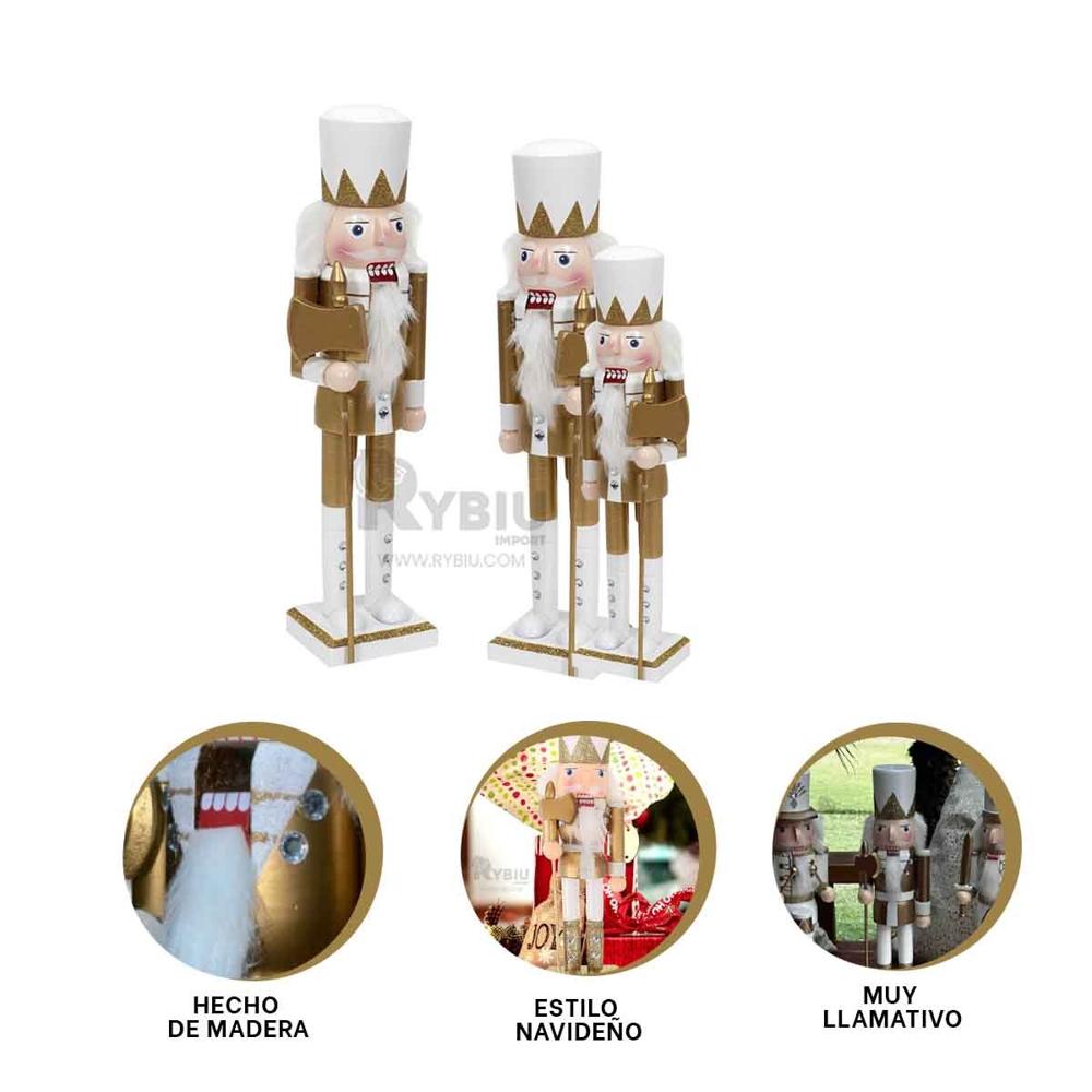 Pack4 Cascanuez Clasicopara Pino en Color Blanco - Promart