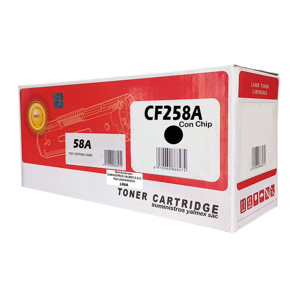 Toner Compatible 58A Negro Con Chip para Hp M404 MFP M428 M430| Promart ...