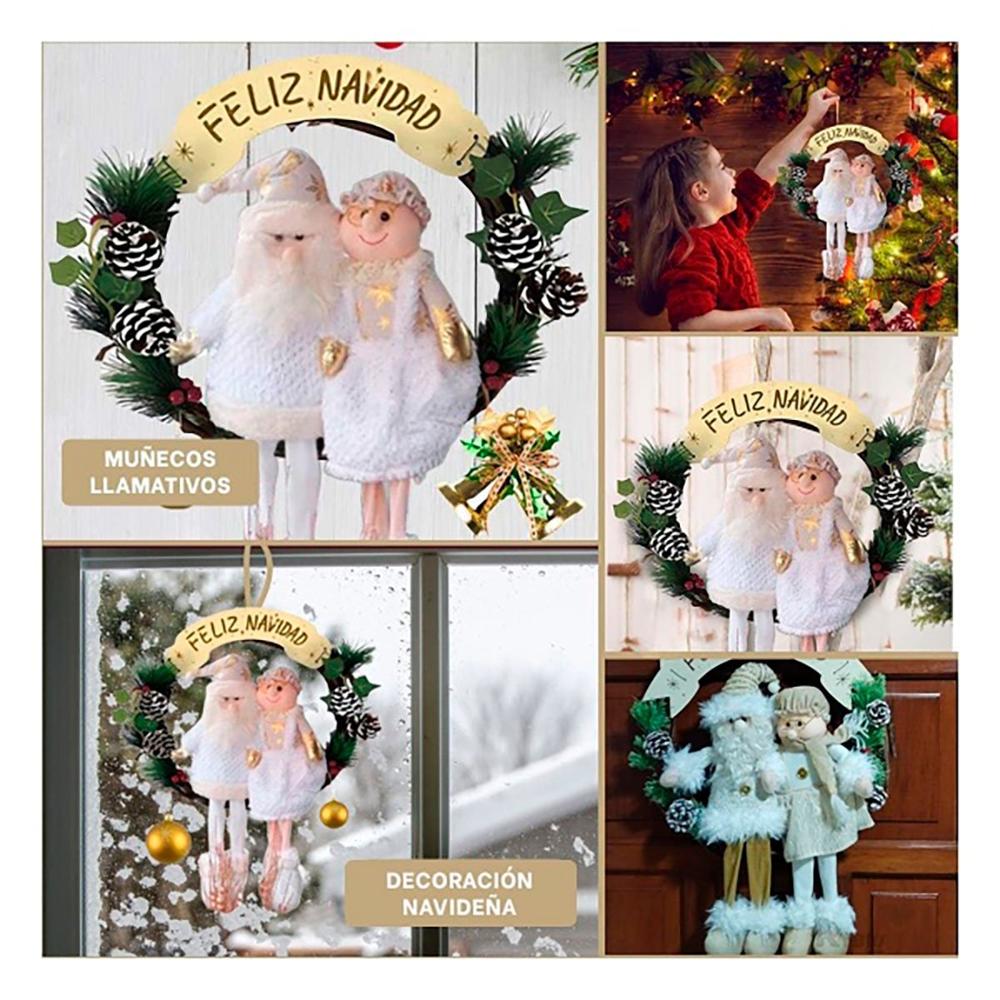 Corona de Adviento con Muñecos en Blanco Y+Regalo Stickers| Promart.pe ...