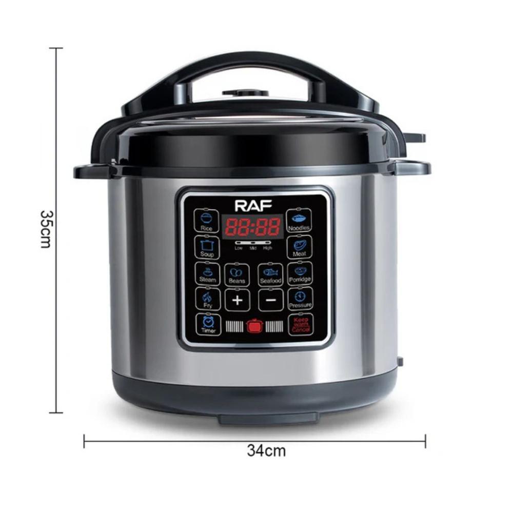 OLLA A PRESION ELECTRICA RAF R0168 DE 6 LITROS - Promart