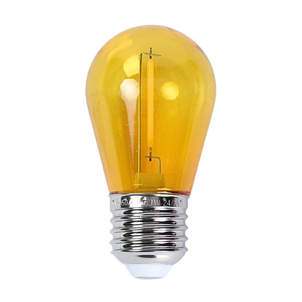 COMBO Guirnalda Solar 10 Focos Luz Cálida 3m + Foco LED Vintage E27 1W ...