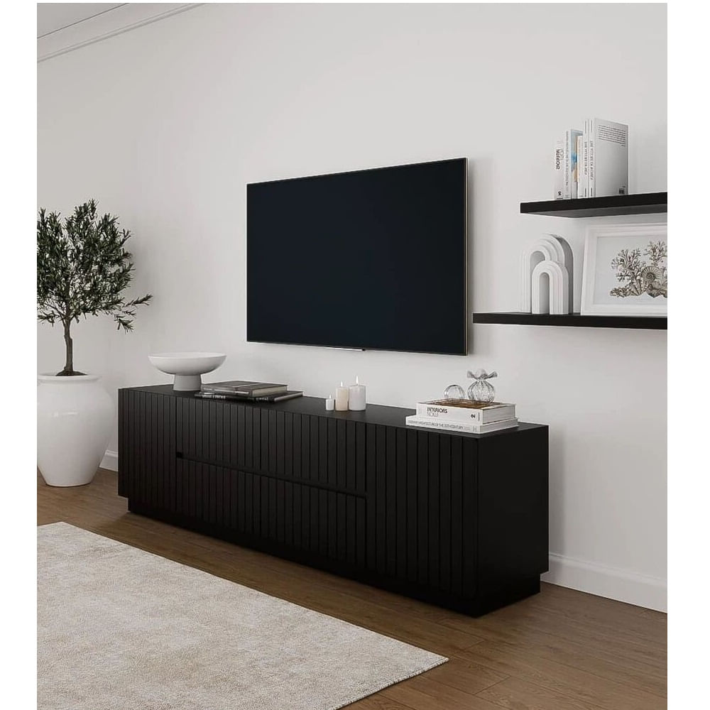 Mesa de TV Gie Color Negro TU MESITA - Promart