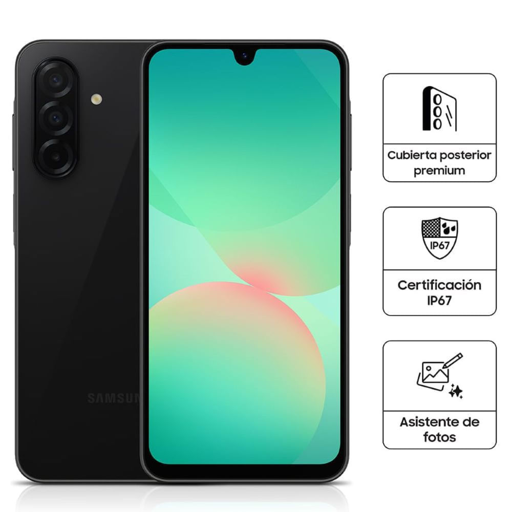 Celular Samsung Galaxy A26 SM-A266MZKFLTP 6.7 6GB 256GB Negro - Promart