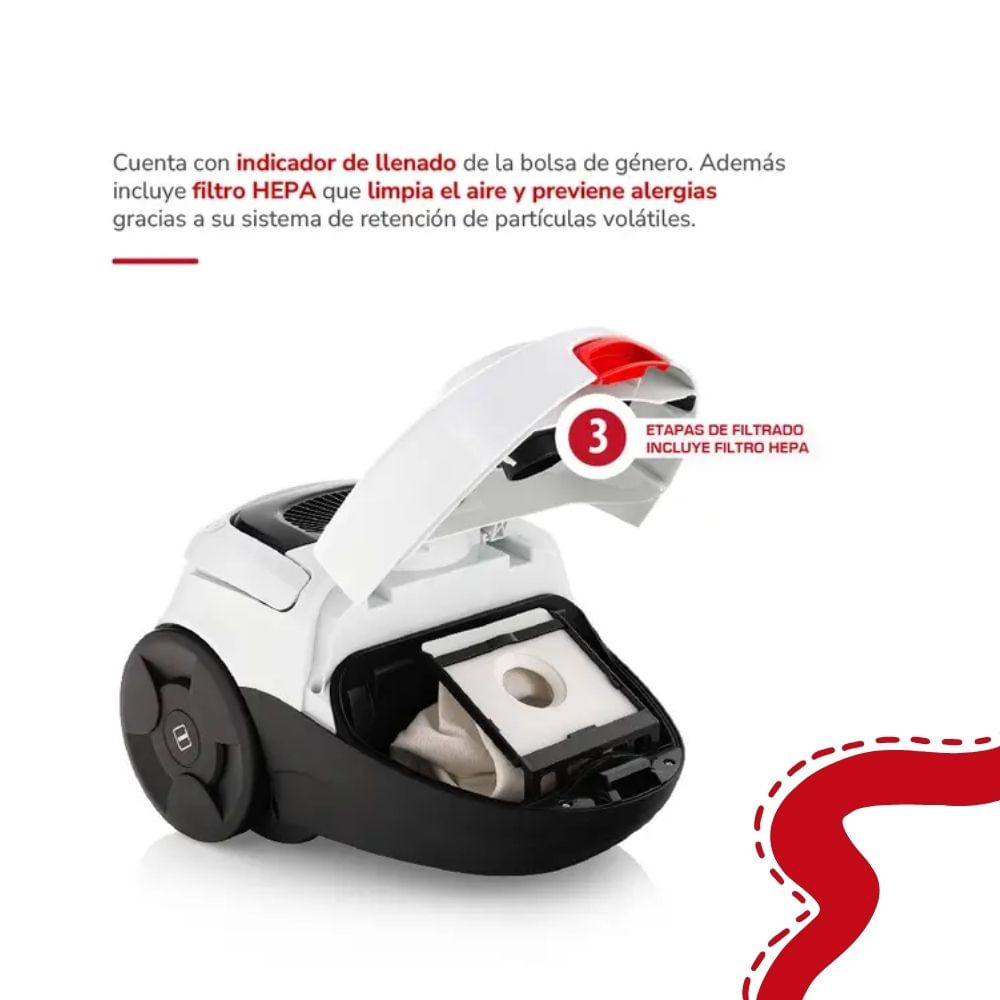 ASPIRADORA THOMAS DE 1500 WATTS TH-1415 - Promart