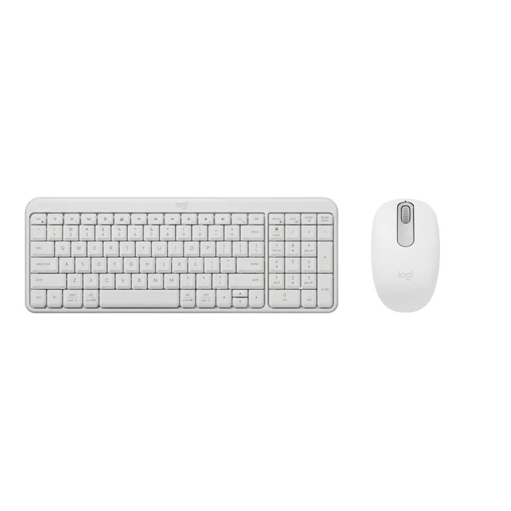 KIT LOGITECH TECLADO K250 MOUSE M196 BLANCO - Promart