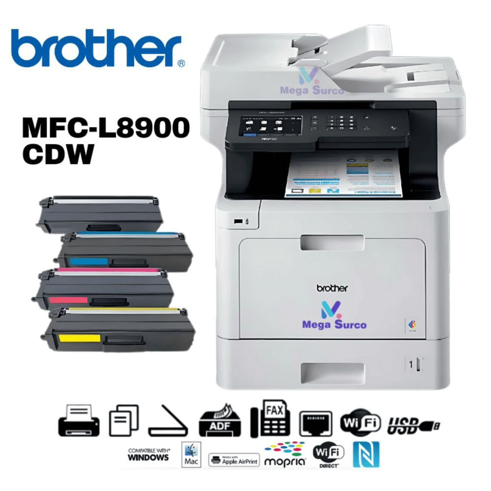 IMPRESORA MFC-L8900CDW MULTIFUNCIONAL BROTHER LASER COLOR | Promart ...